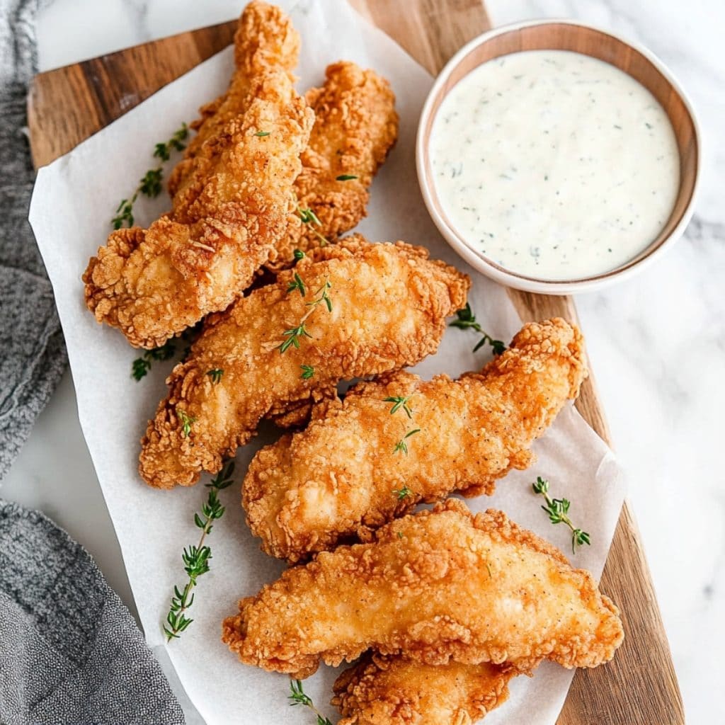 Buttermilk Fried Chicken Tenders - Insanely Good