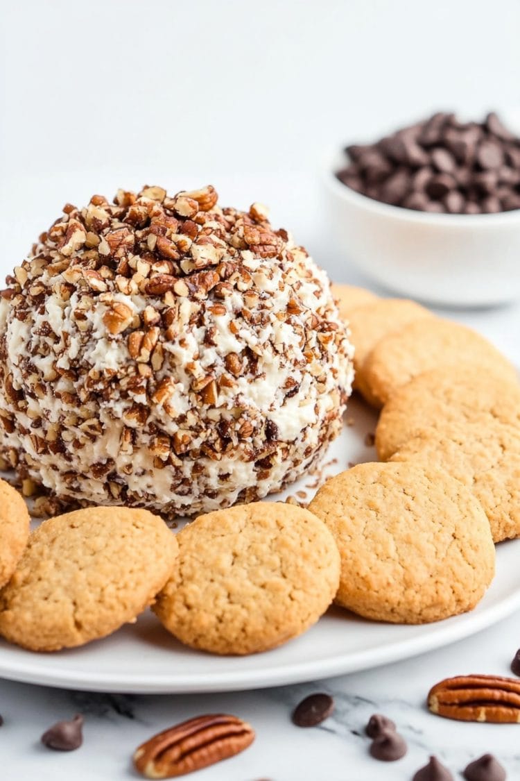 Chocolate Chip Cheese Ball - Insanely Good