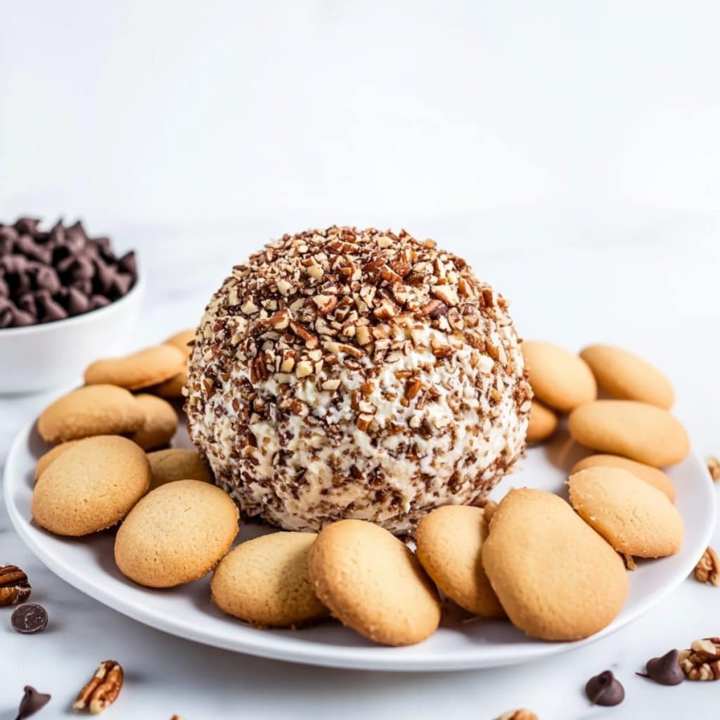 Chocolate Chip Cheese Ball - Insanely Good