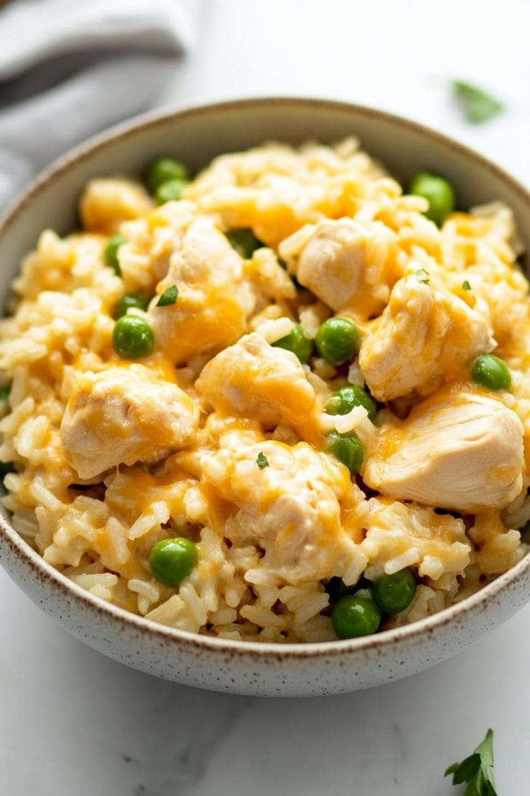 Creamy Chicken and Rice - Insanely Good