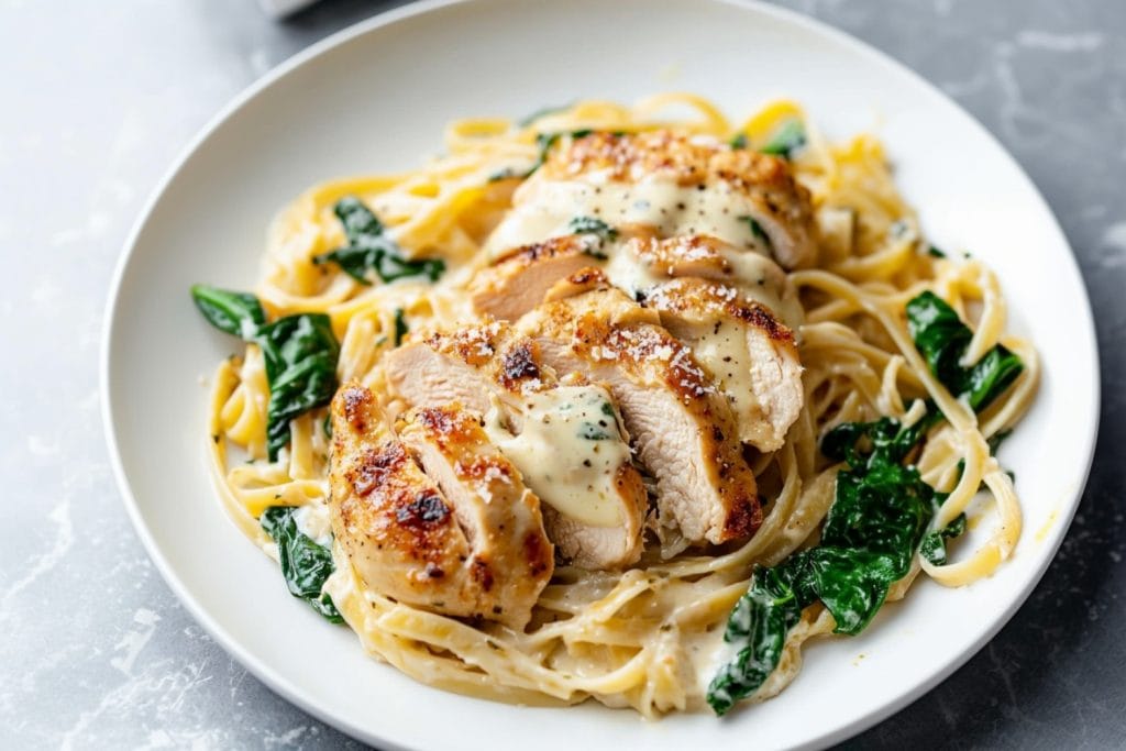 Creamy Chicken Florentine - Insanely Good