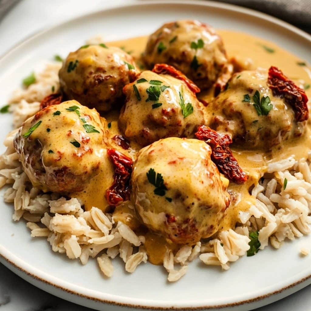 Marry Me Chicken Meatballs - Insanely Good