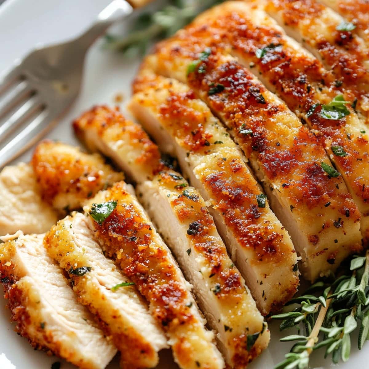 Parmesan Crusted Chicken - Insanely Good