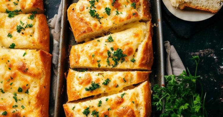 Easy Cheesy Garlic Bread - Insanely Good