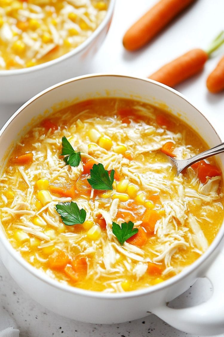 Chicken and Sweet Corn Soup - Insanely Good