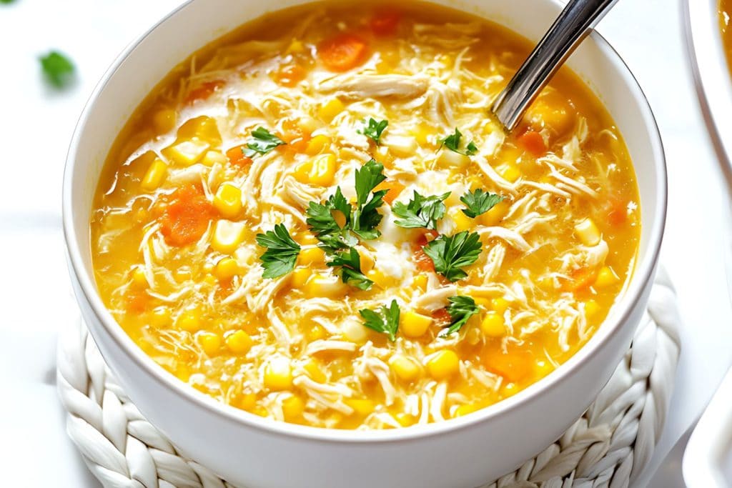 Chicken and Sweet Corn Soup - Insanely Good
