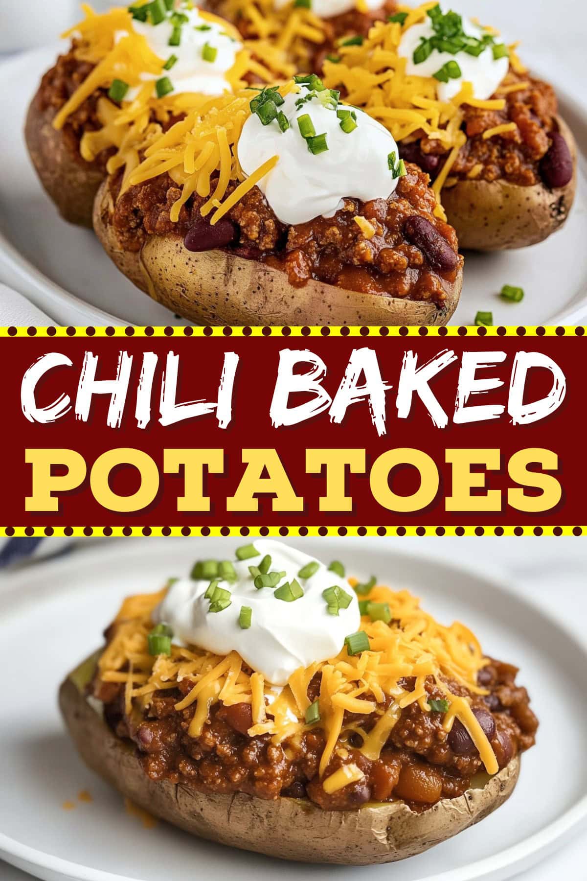 Chili Baked Potatoes - Insanely Good