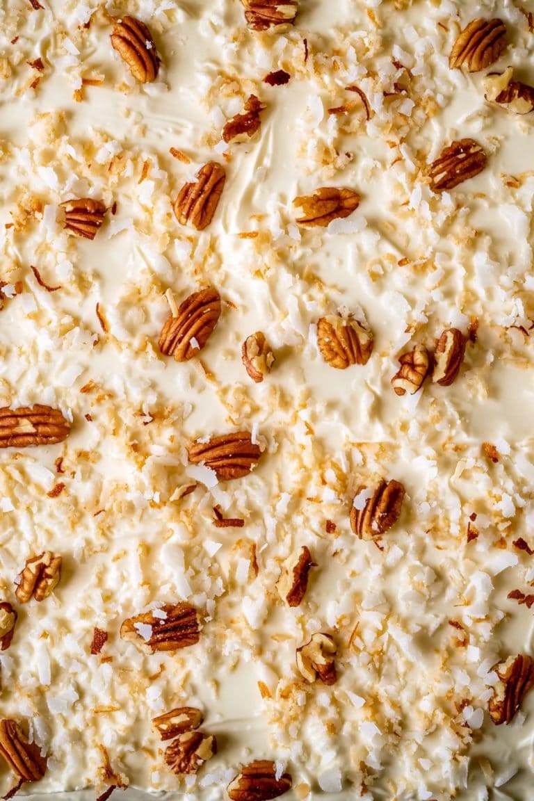 Italian Cream Sheet Cake - Insanely Good