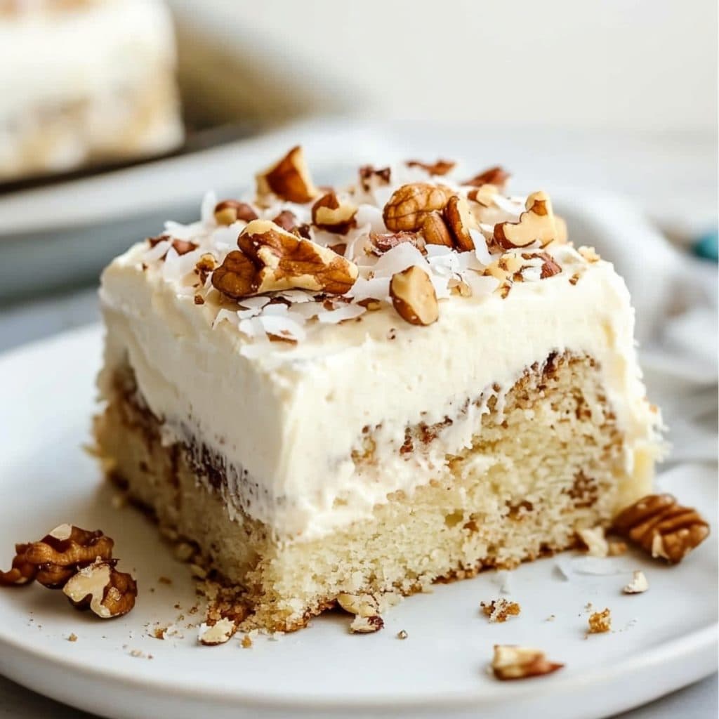 Italian Cream Sheet Cake - Insanely Good