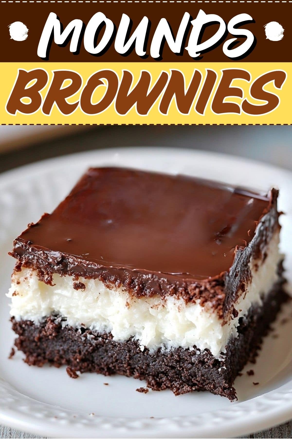 Mounds Brownies - Insanely Good