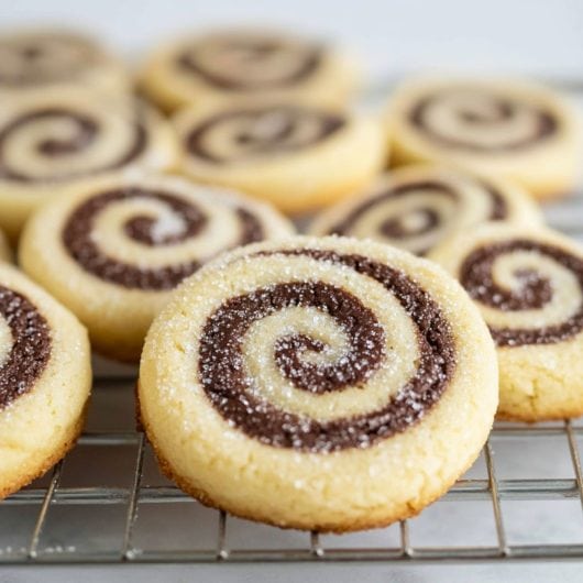 Chocolate Pinwheel Cookies - Insanely Good
