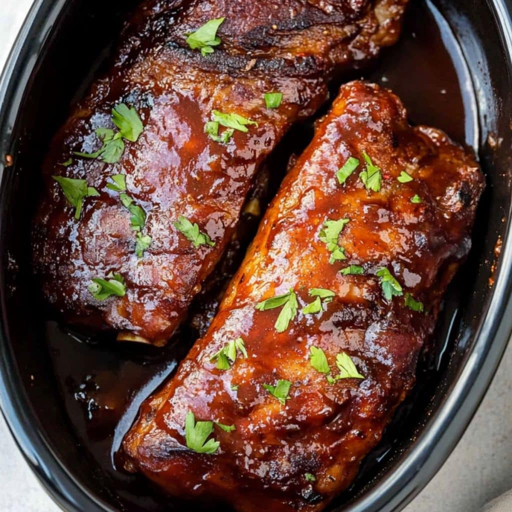 Slow Cooker Baby Back Ribs - Insanely Good