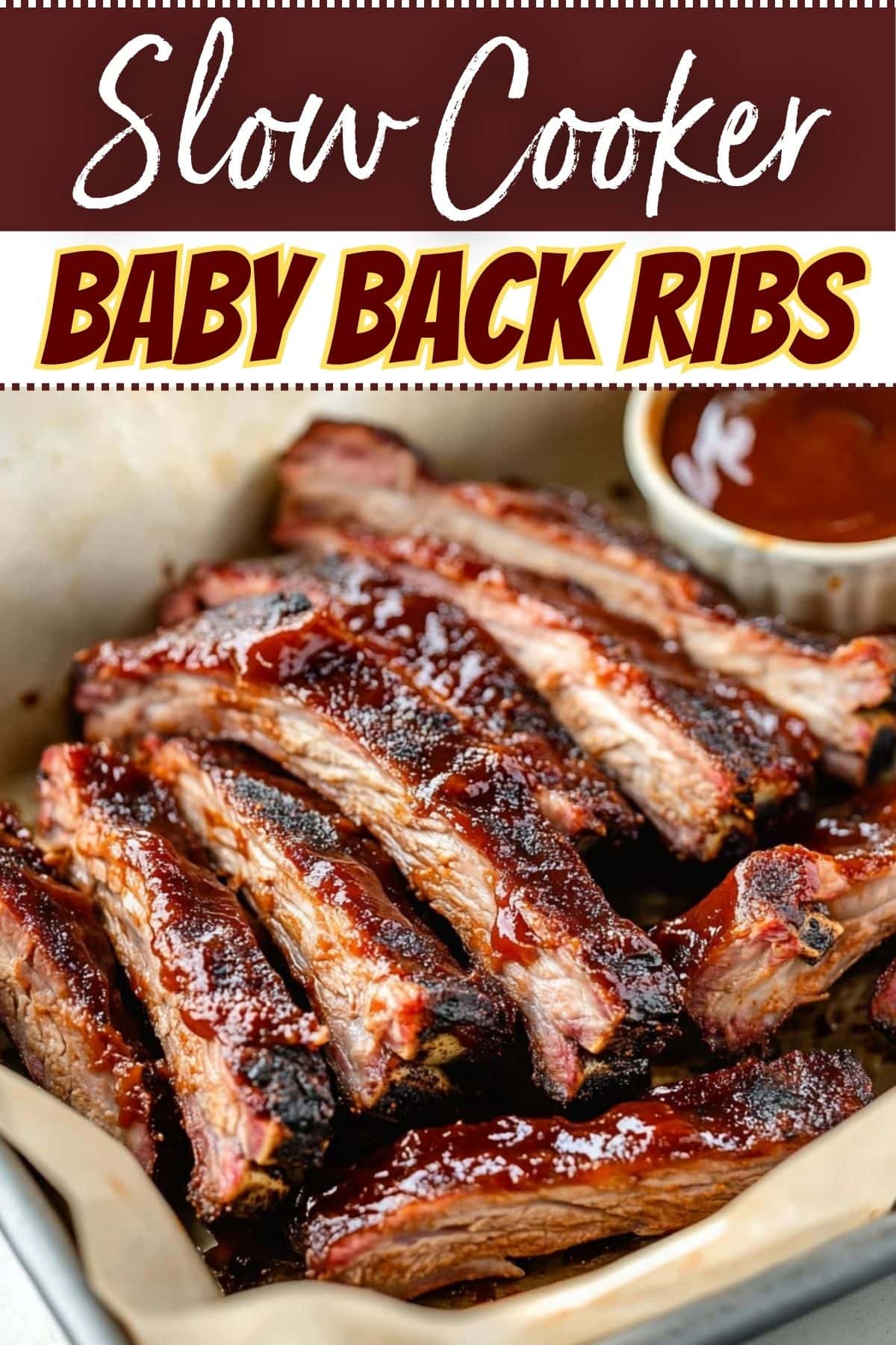 Slow Cooker Baby Back Ribs - Insanely Good