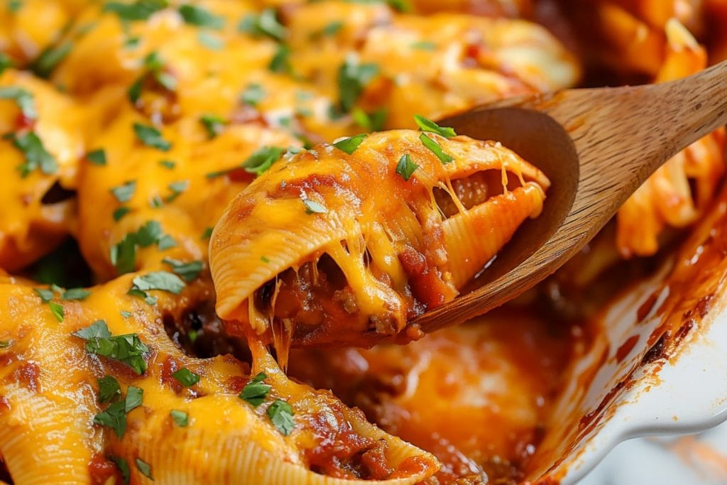 Taco Stuffed Shells Recipe - Insanely Good