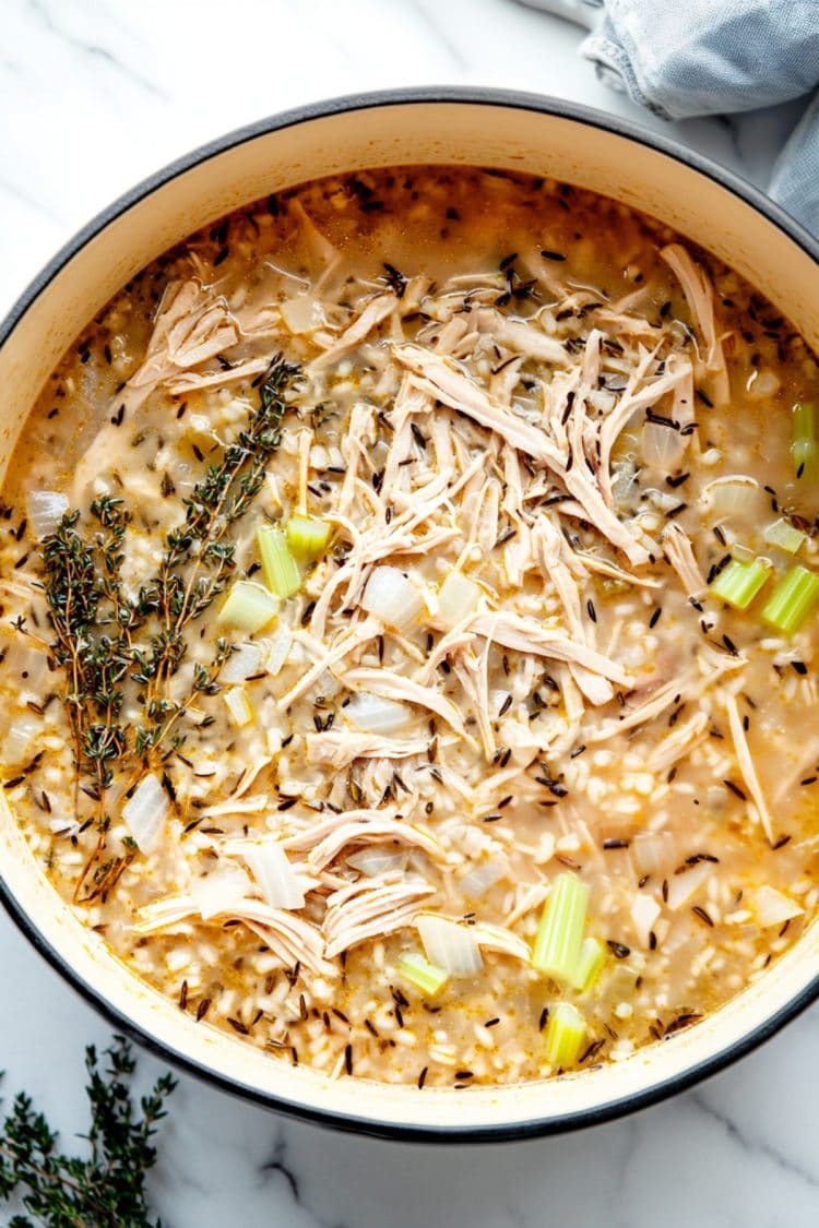 Turkey and Rice Soup - Insanely Good