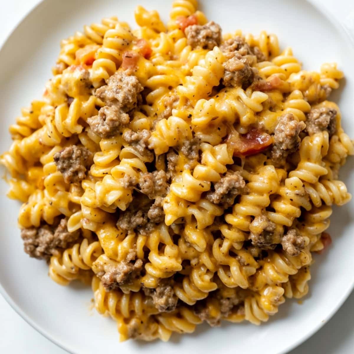 Cheeseburger Pasta - Insanely Good