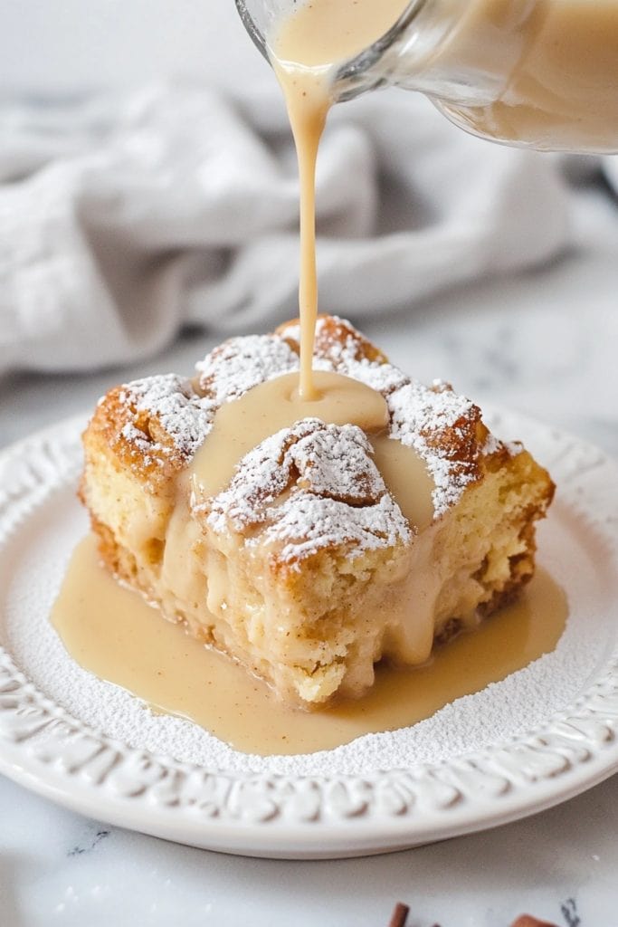 Eggnog Bread Pudding - Insanely Good