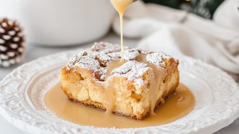 Eggnog Bread Pudding - Insanely Good