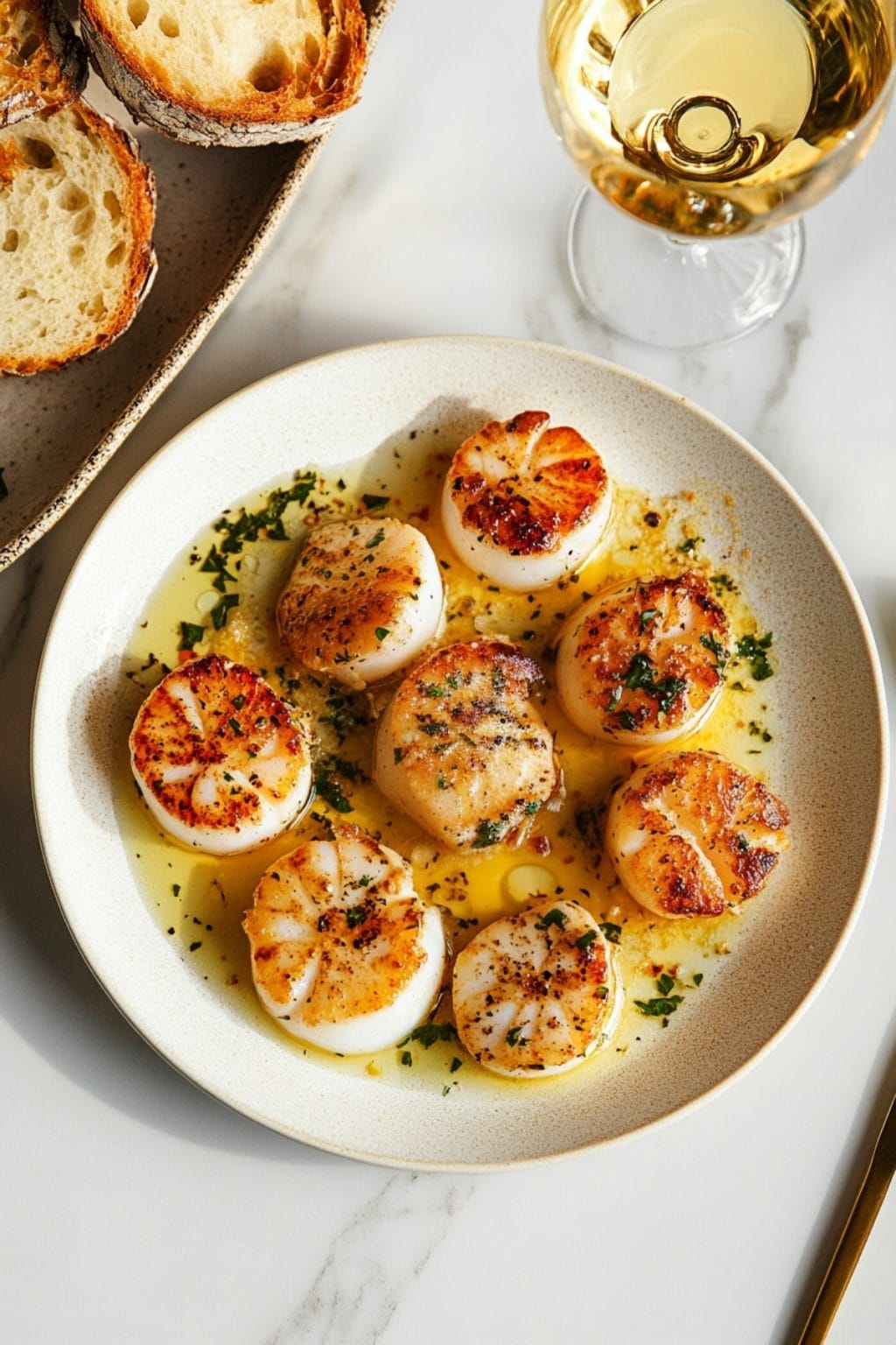 Lemon Garlic Butter Scallops - Insanely Good