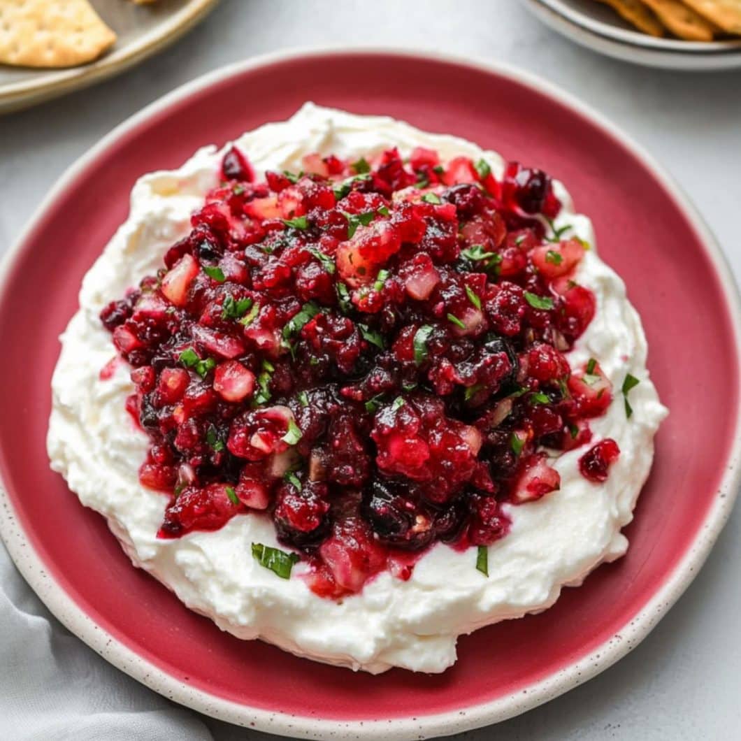 Cranberry Cream Cheese Dip - Insanely Good