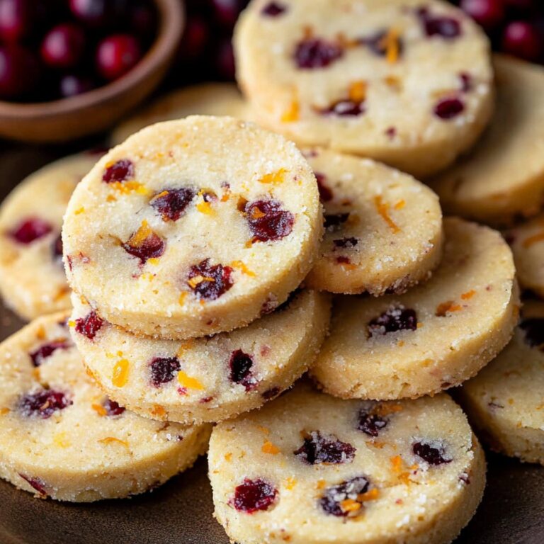 Cranberry Orange Shortbread Cookies - Insanely Good