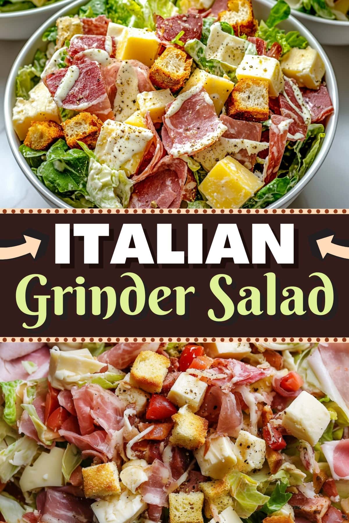 Italian Grinder Salad - Insanely Good