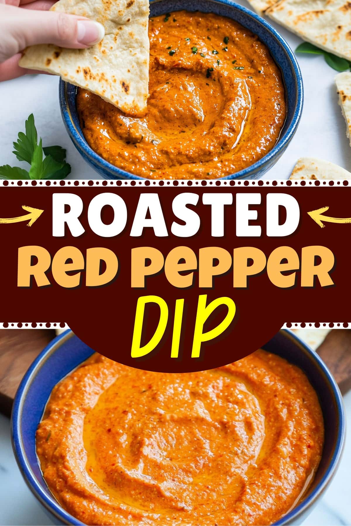 Roasted Red Pepper Dip - Insanely Good