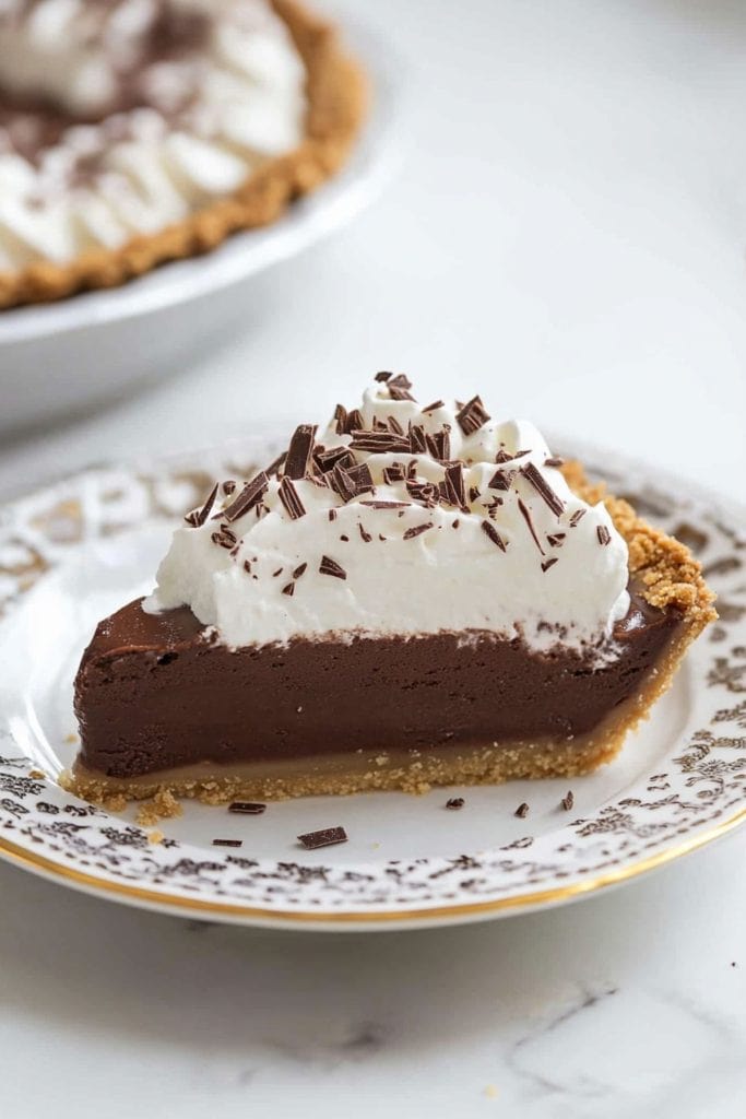Chocolate Pudding Pie - Insanely Good