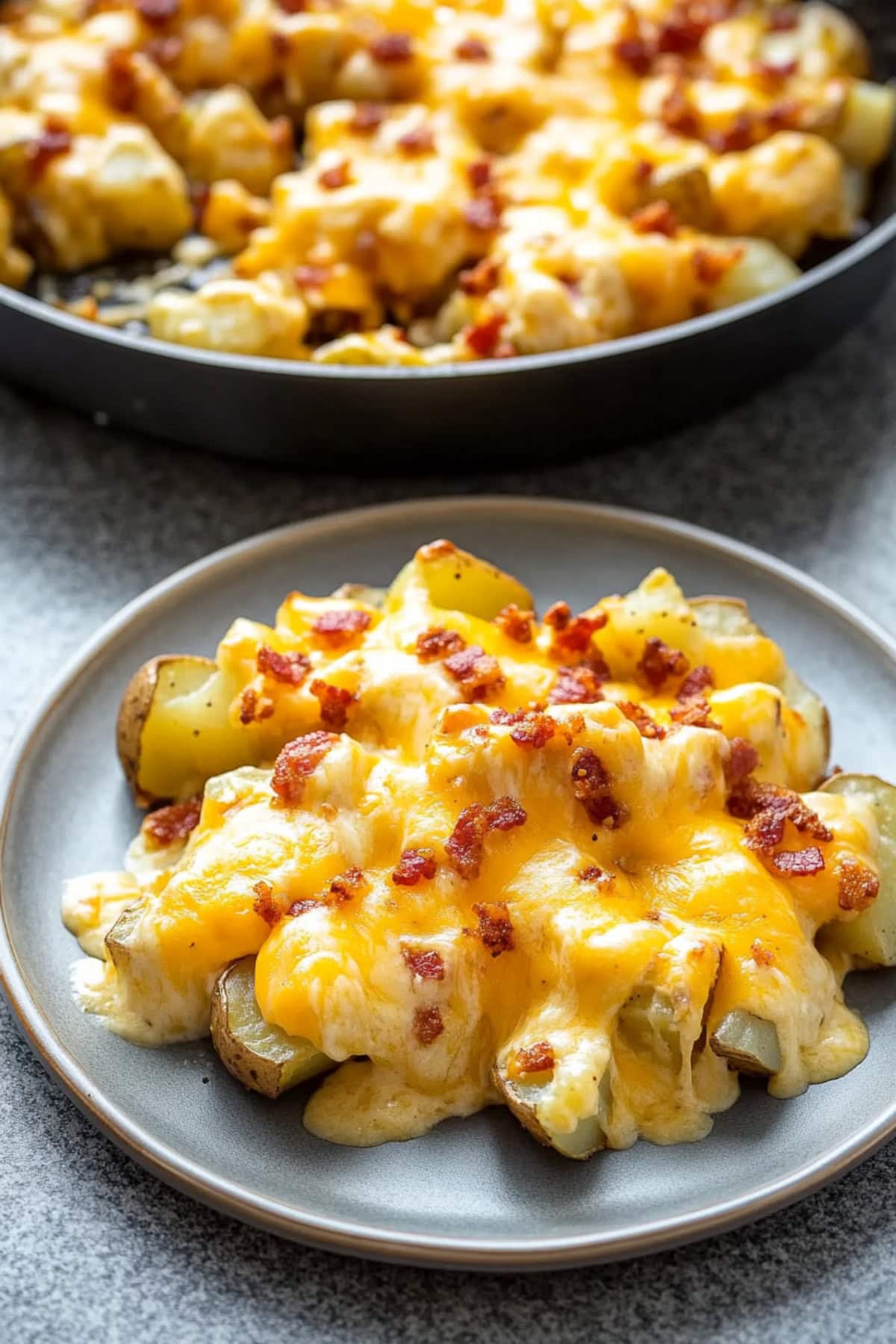 Baked Cheesy Ranch Potatoes - Insanely Good