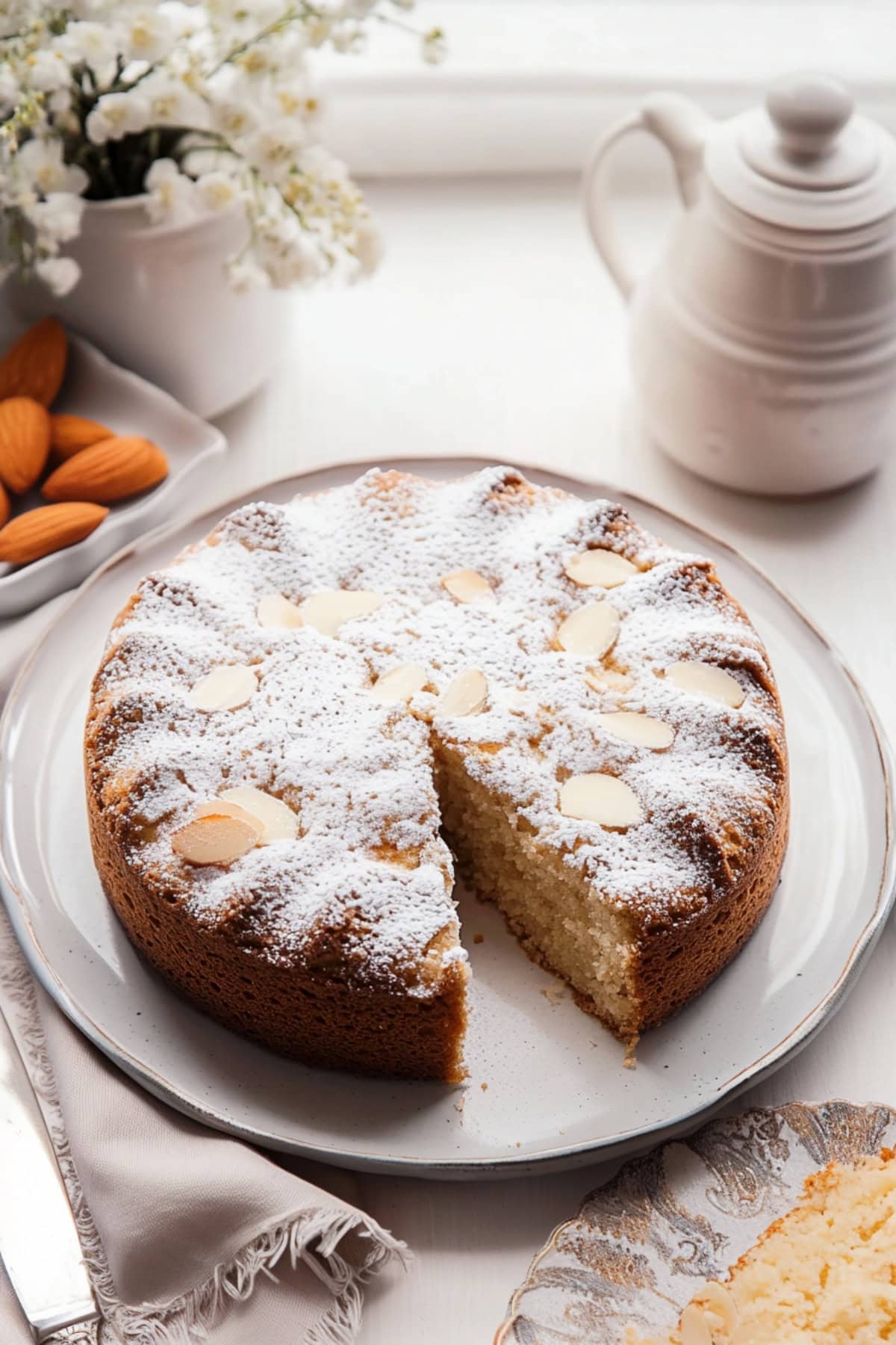 Easy Almond Cake Recipe - Insanely Good