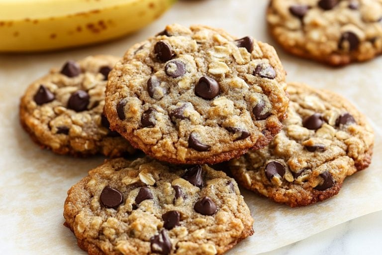 Banana Oatmeal Cookies - Insanely Good