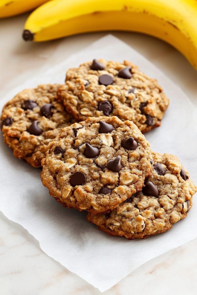 Banana Oatmeal Cookies - Insanely Good
