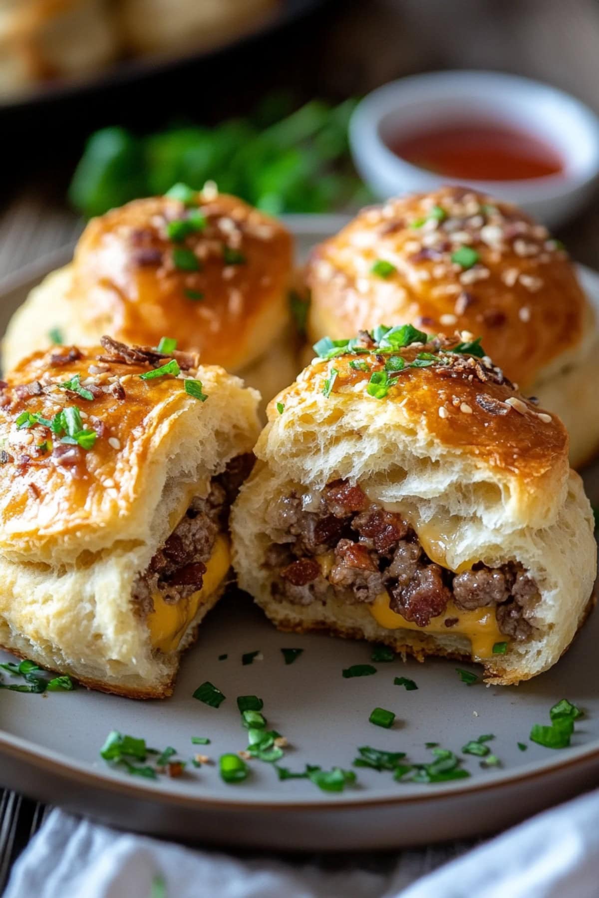 Bacon Cheeseburger Bombs - Insanely Good