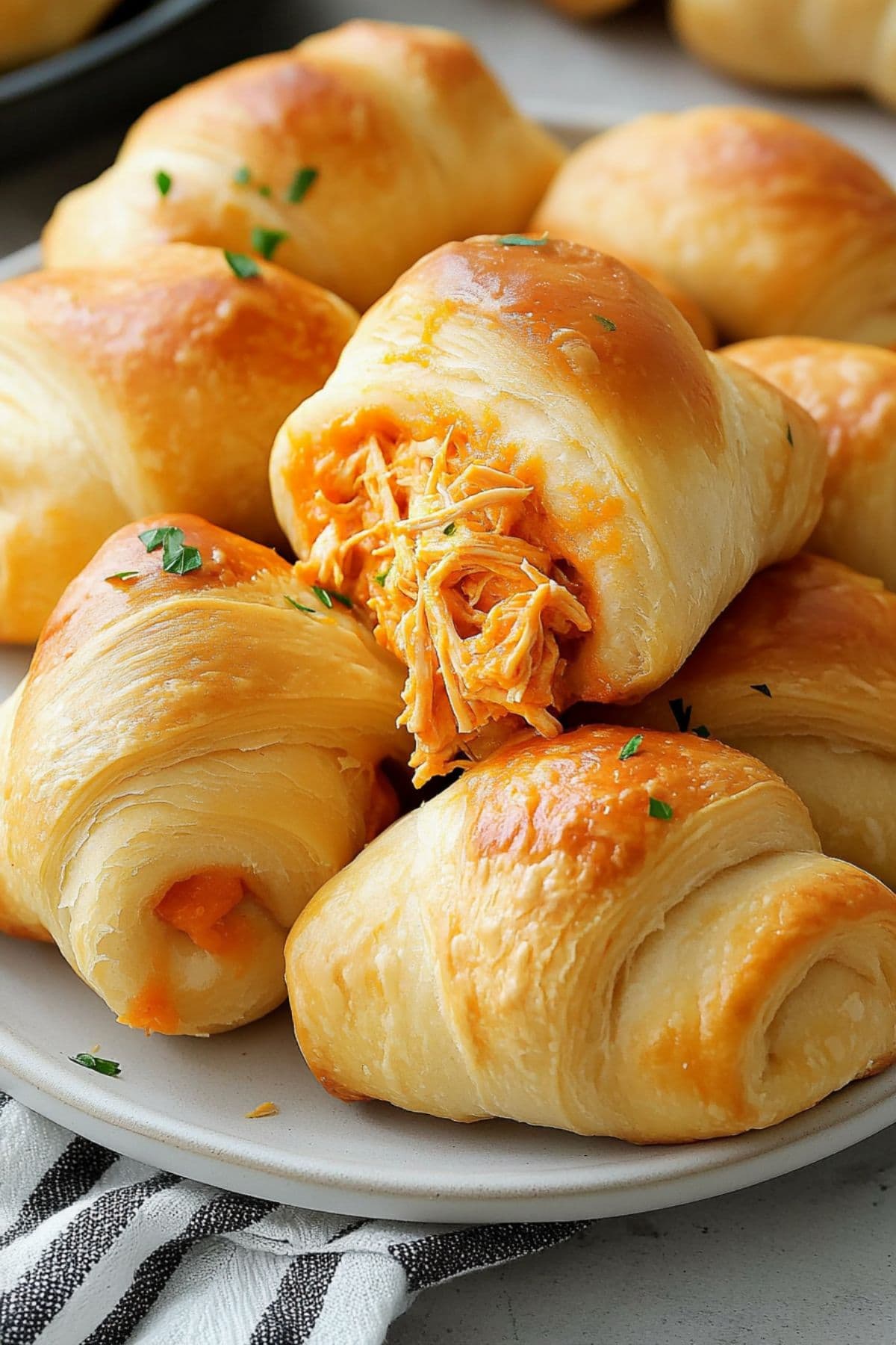 Buffalo Chicken Crescent Rolls - Insanely Good