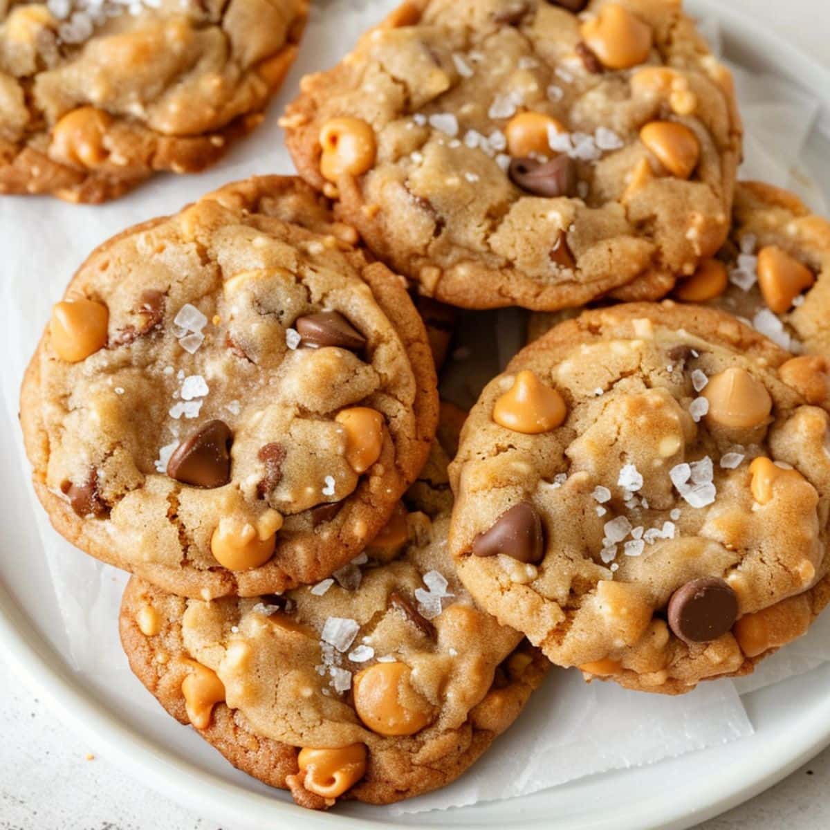 Butterscotch Chocolate Chip Cookies - Insanely Good