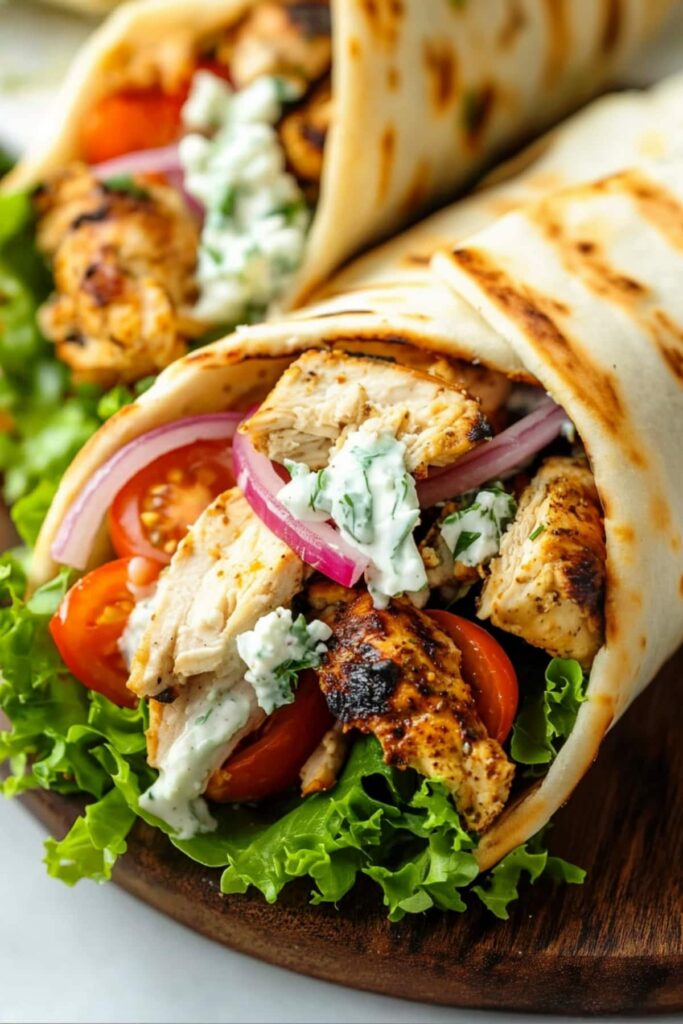 Greek Chicken Gyros Recipe - Insanely Good