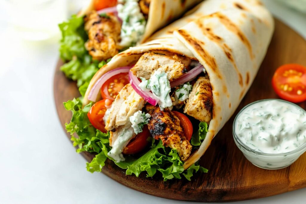 Greek Chicken Gyros Recipe - Insanely Good