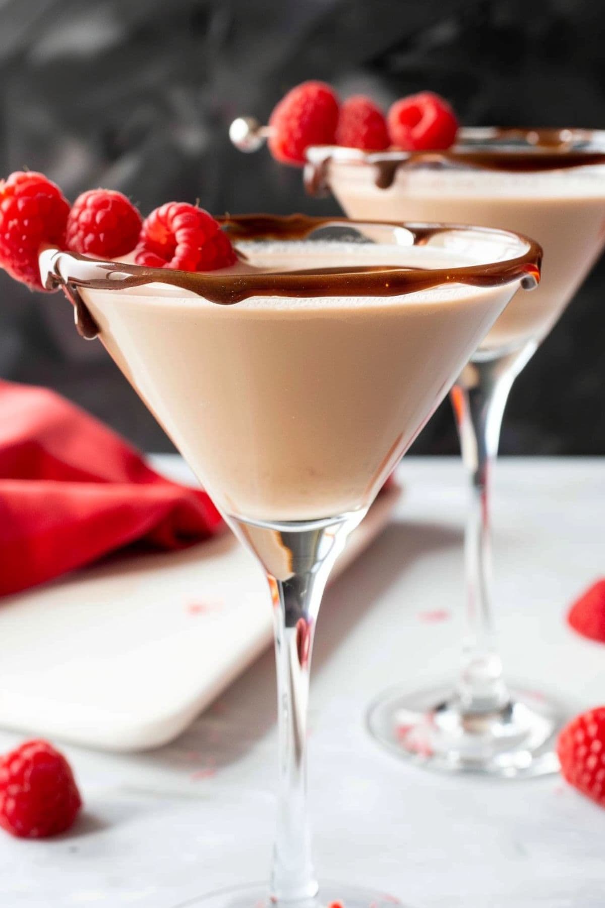 Chocolate Raspberry Martini - Insanely Good