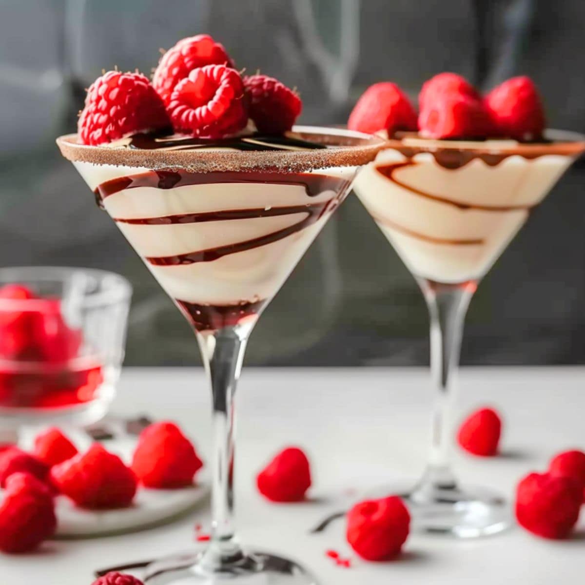 Chocolate Raspberry Martini - Insanely Good