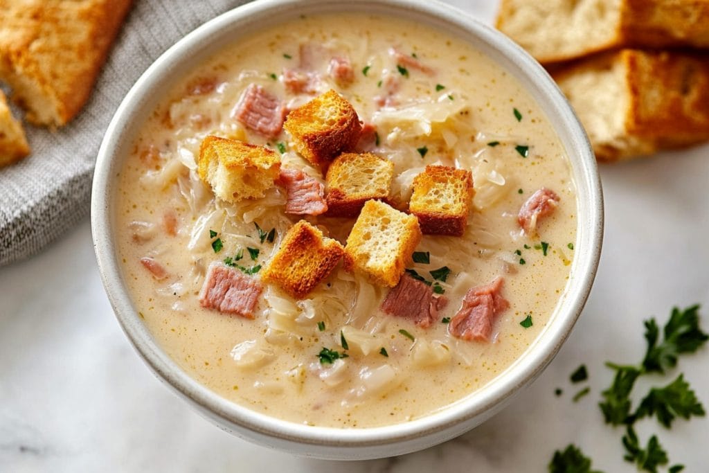 Creamy Reuben Soup - Insanely Good