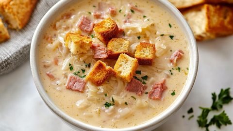 Creamy Reuben Soup - Insanely Good