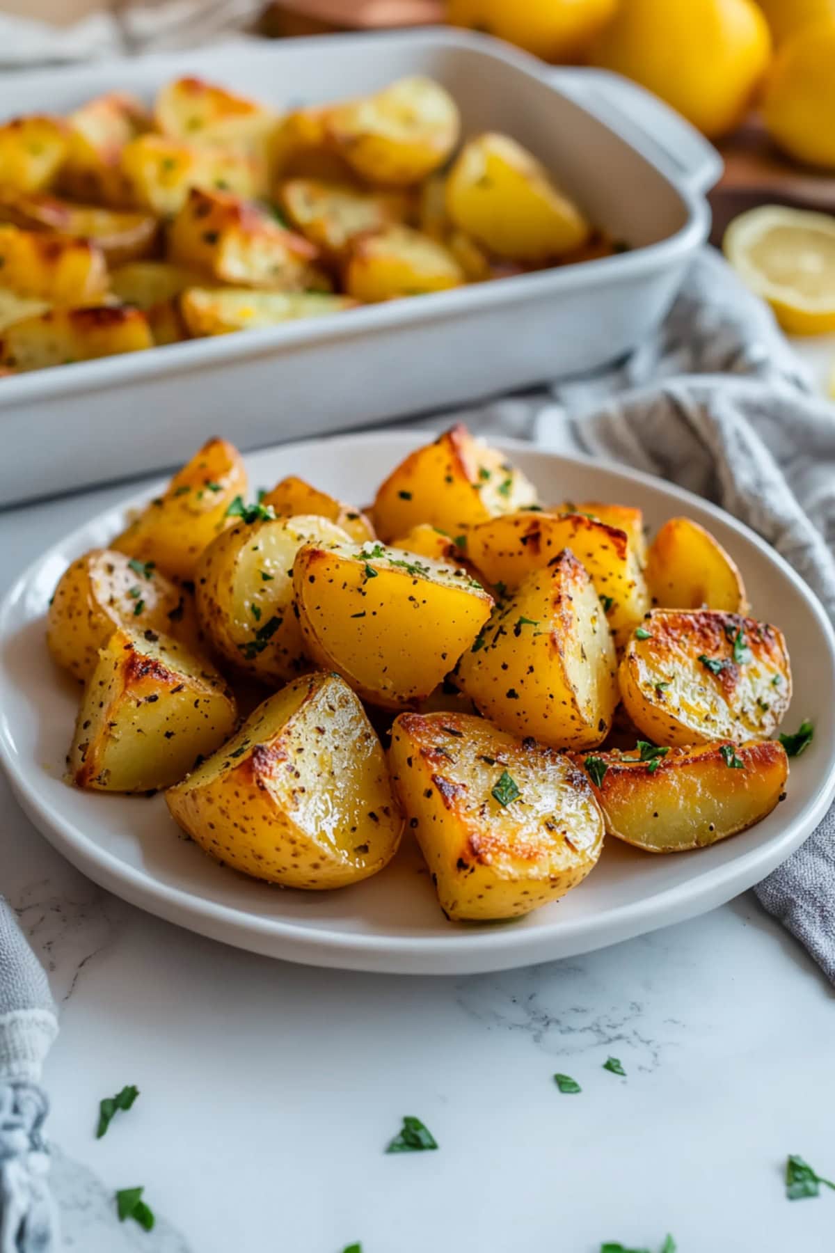 Greek Lemon Potatoes (Easy Recipe) - Insanely Good