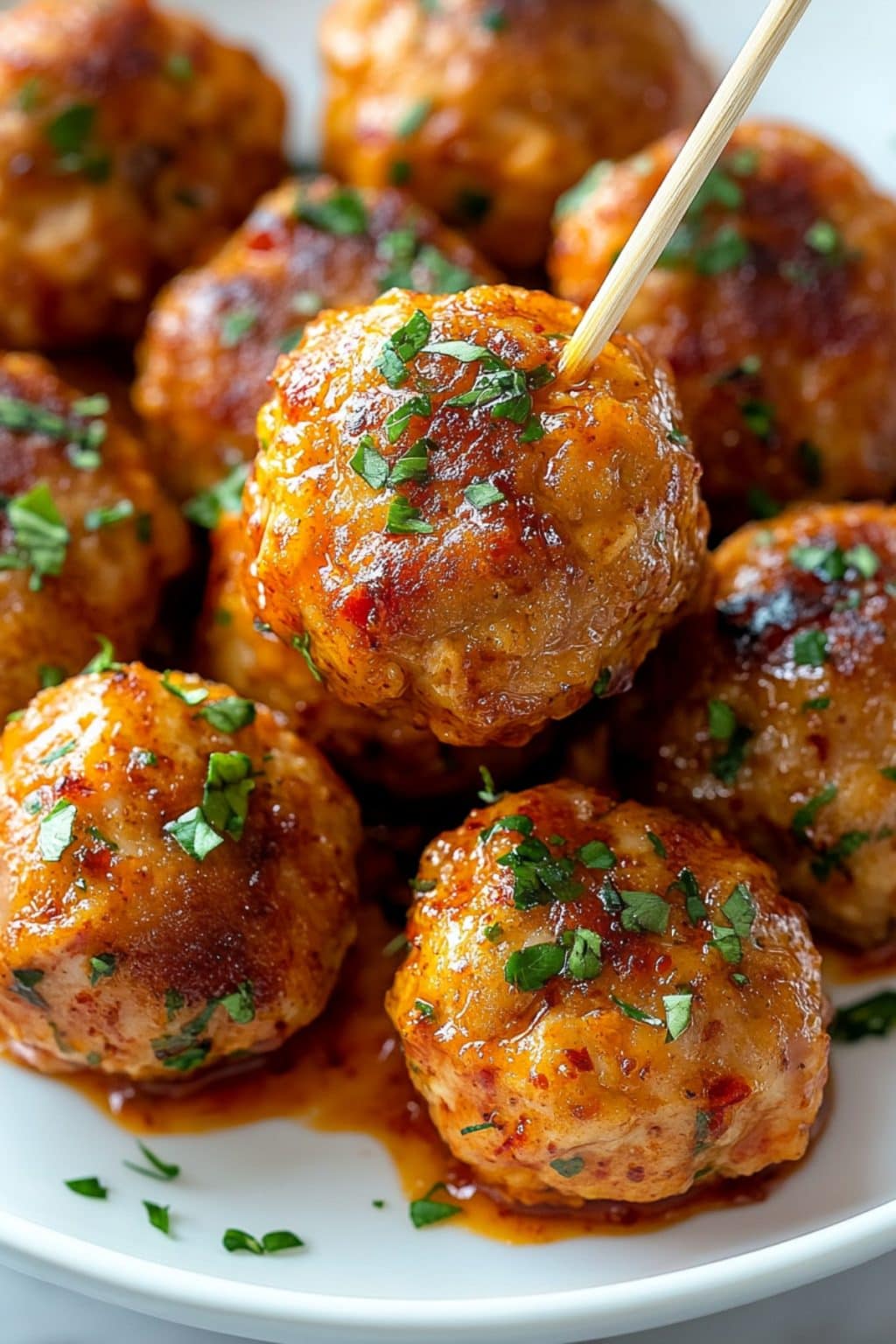 Firecracker Chicken Meatballs - Insanely Good