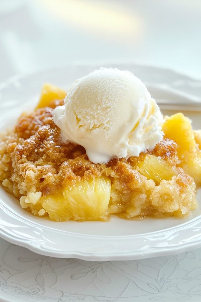 Homemade Pineapple Cobbler - Insanely Good