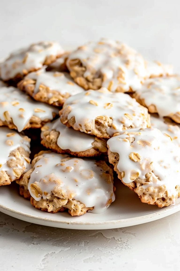 Iced Oatmeal Cookies - Insanely Good