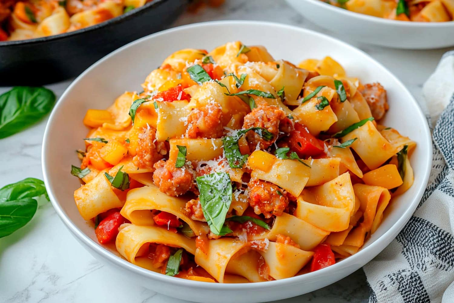 Italian Drunken Noodles - Insanely Good