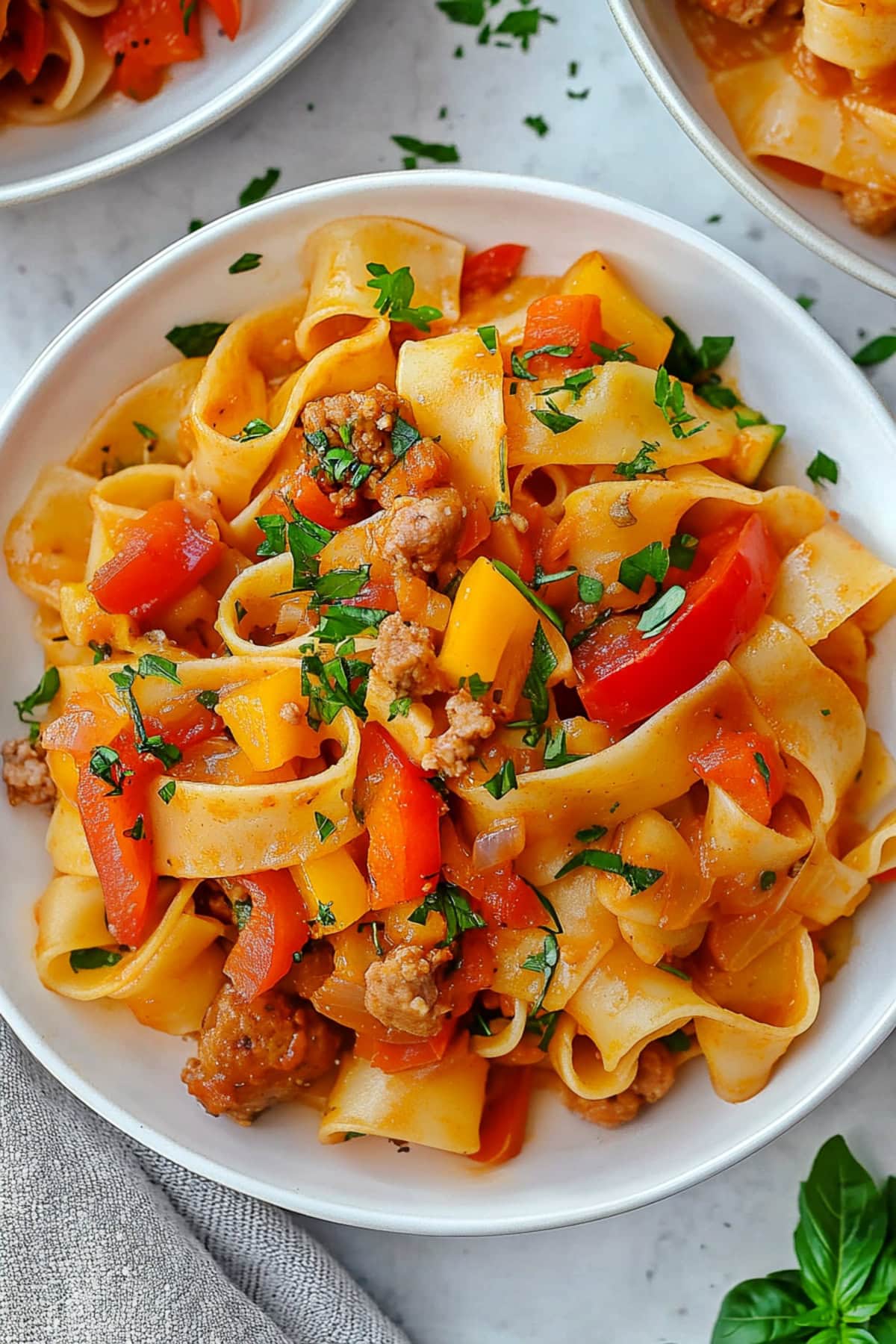 Italian Drunken Noodles - Insanely Good