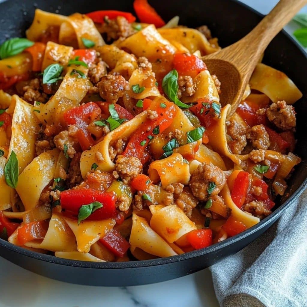 Italian Drunken Noodles - Insanely Good