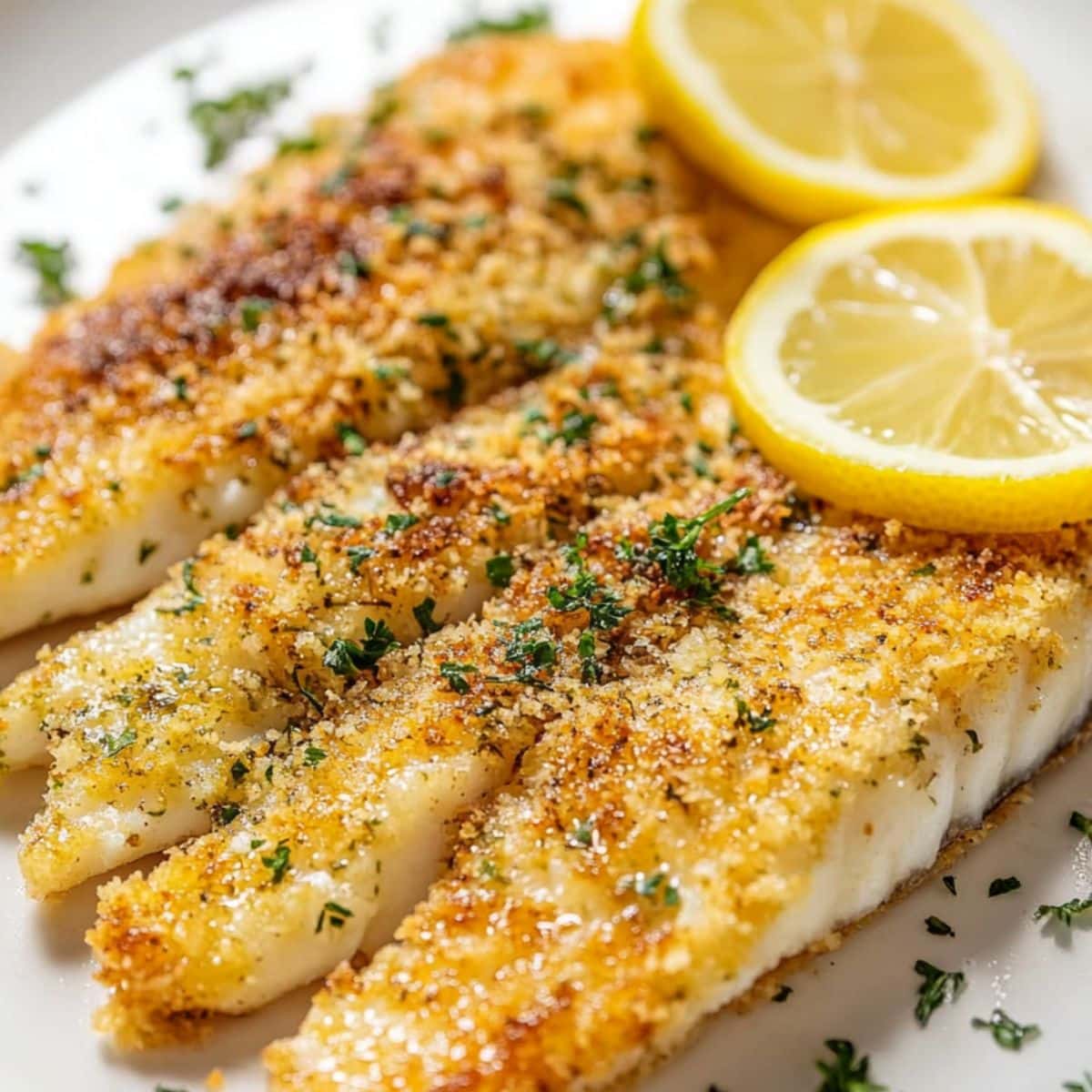 Parmesan-Crusted Tilapia - Insanely Good