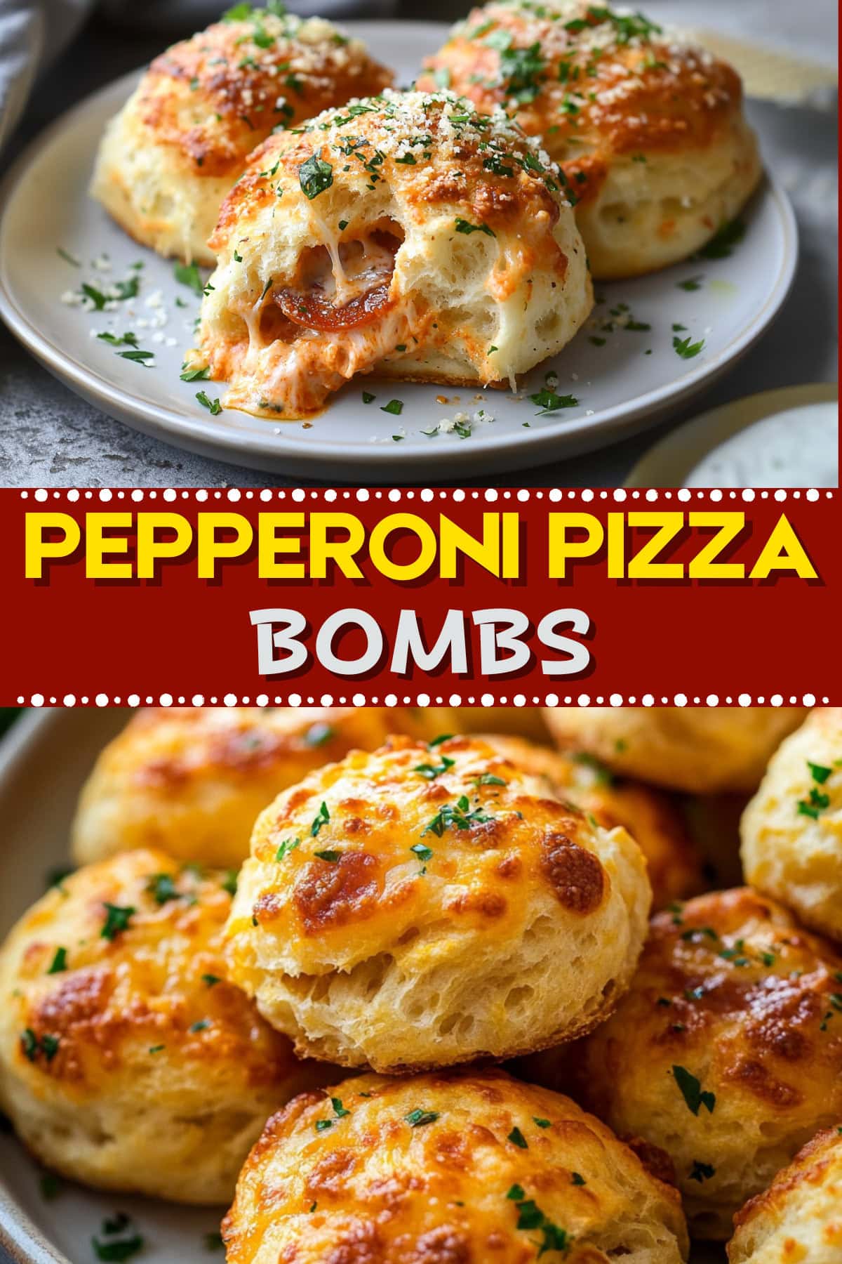 Pepperoni Pizza Bombs - Insanely Good